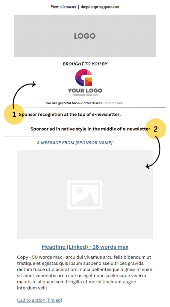 Advertising Spec Sheet