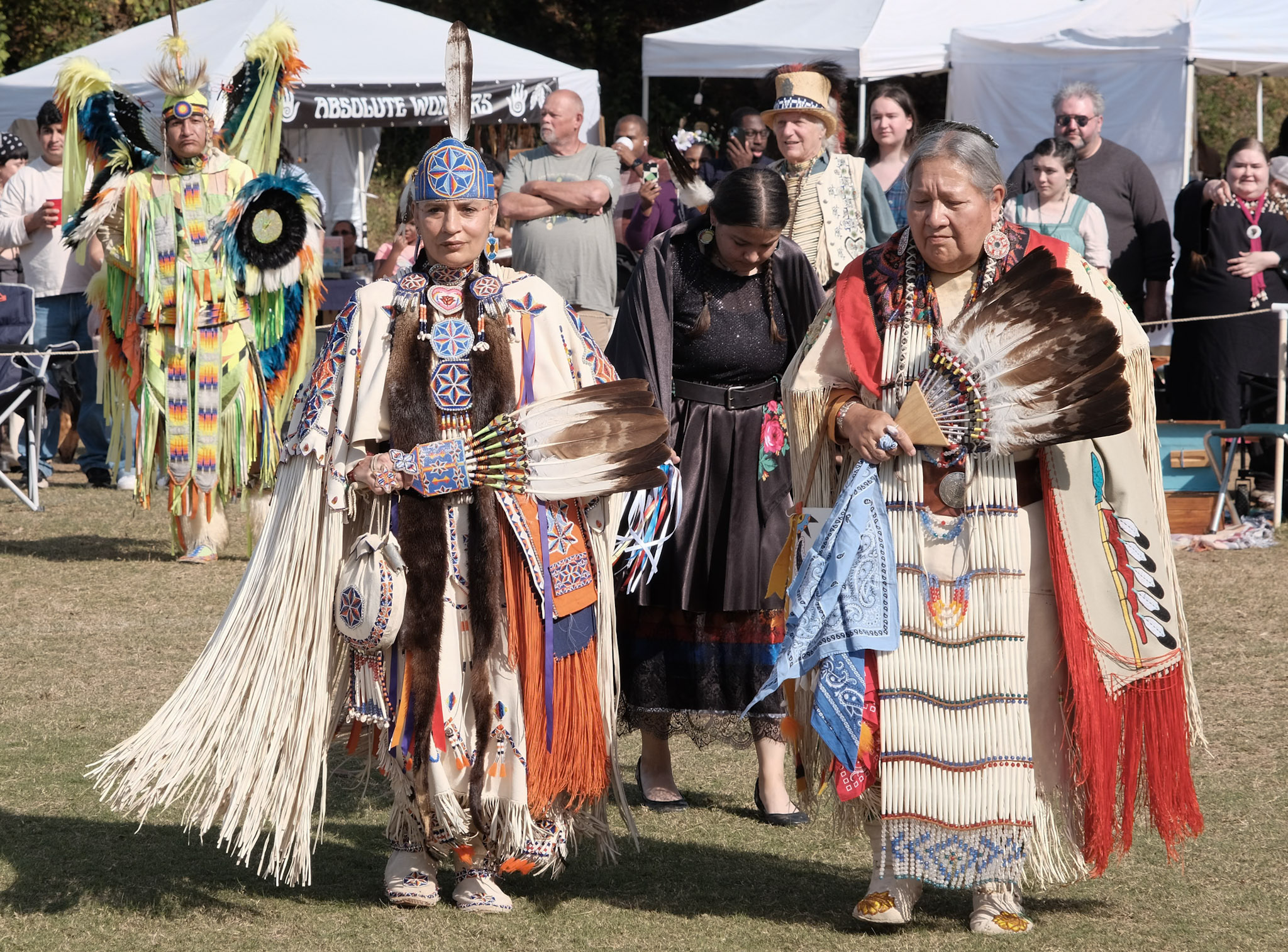 Powwow held by First Voices Festival on Muscogee Land